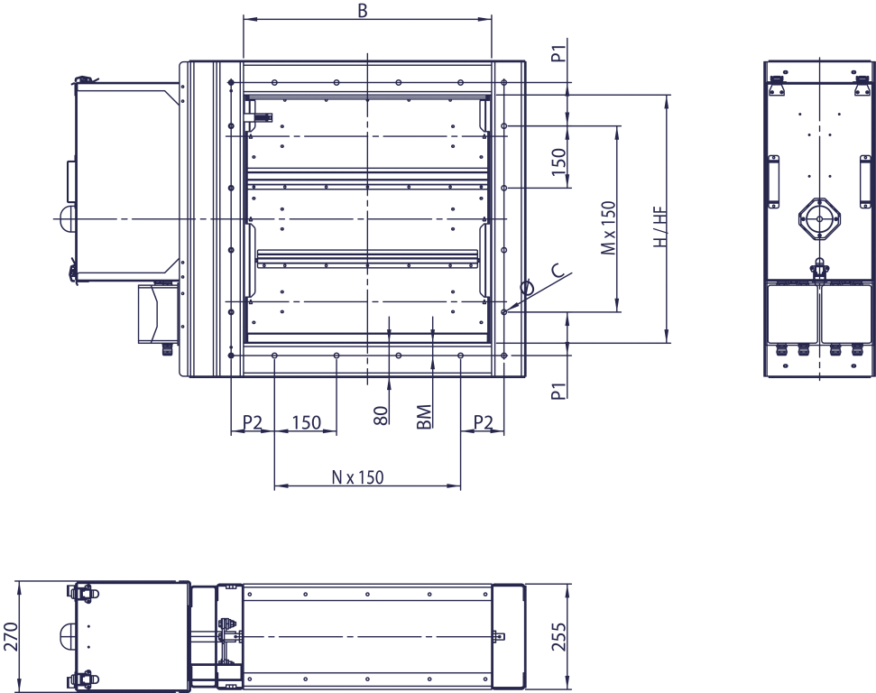 FDH H0(H120) Fire and gas damper against hydrocarbon fire - Halton