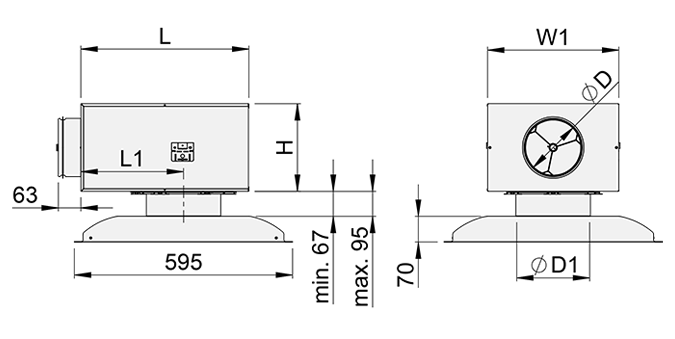 Halton Jaz JWC - Swirl diffuser - Halton