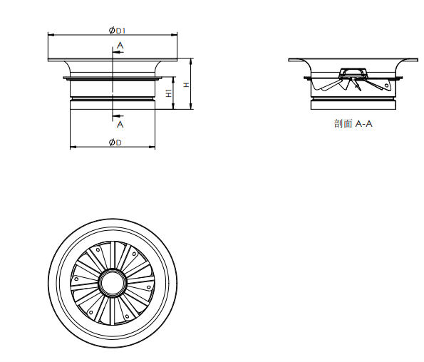 TSA-C旋流风口|浩盾官网-Halton