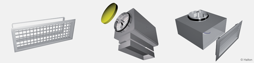 Universal grille,Halton WDD