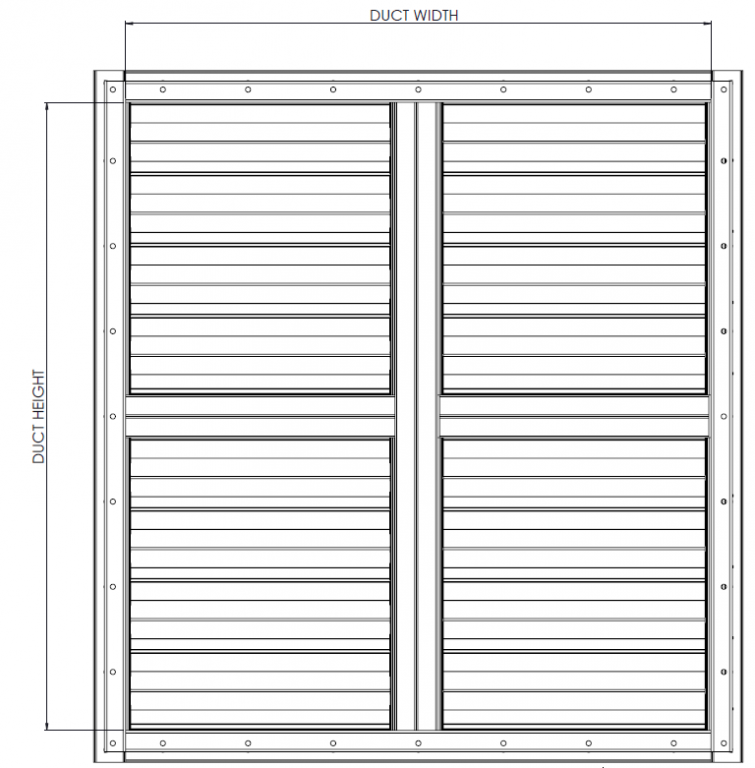 CFD-02TM - High temperature tunnel damper - Halton Flamgard