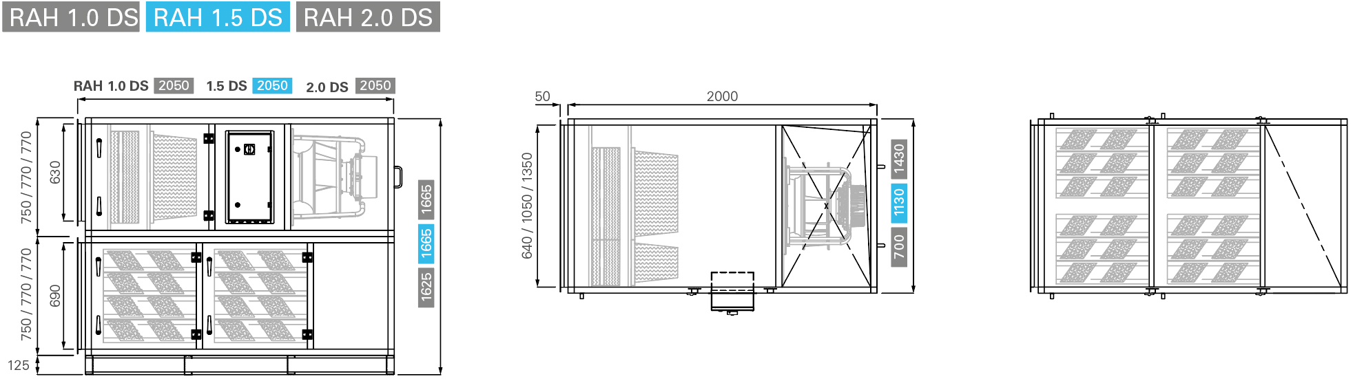 RAH recirculating unit for ductless kitchen hoods - CE | Halton products