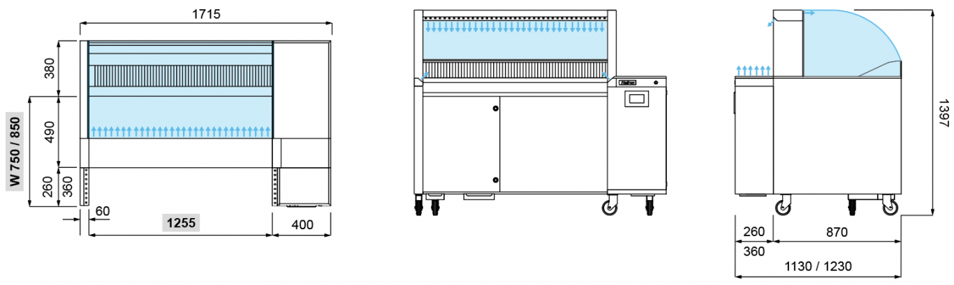 KMC mobile recirculating station - Halton MobiChef - CE | Halton products