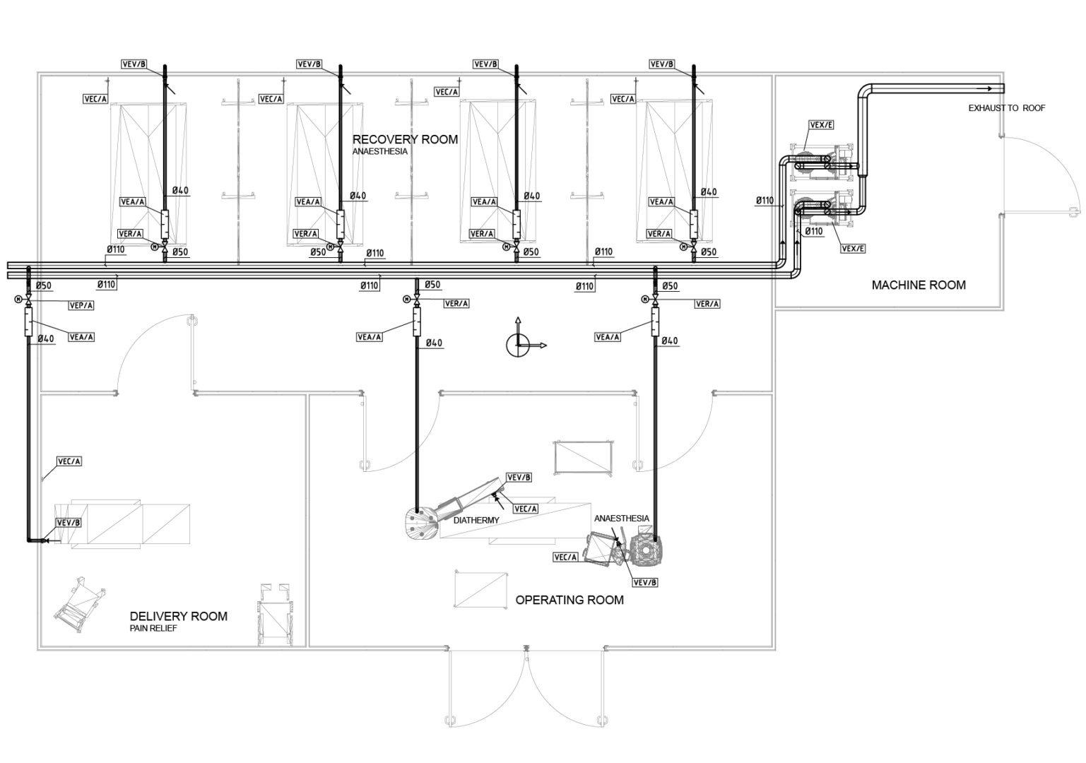 Gas and smoke extract solution, Halton Vita Extract (VEX), for medical use