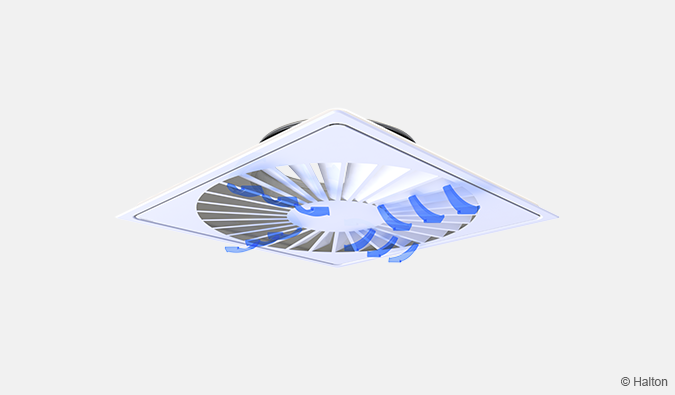 Halton Jaz JWC - Swirl diffuser - Halton