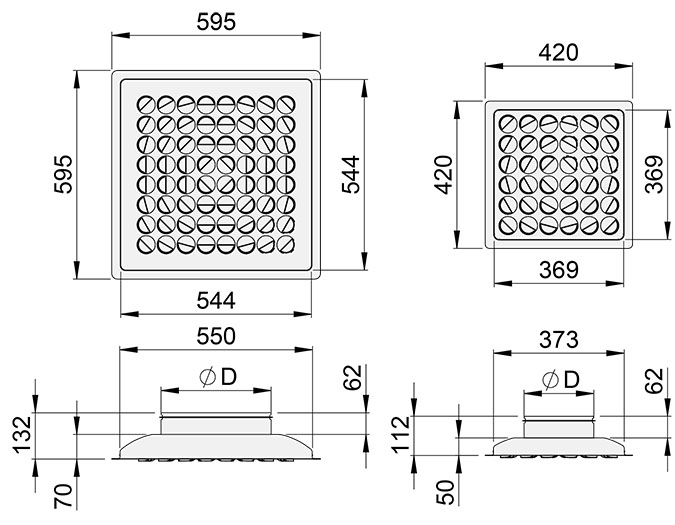 Halton Jaz JSC, suspended nozzle diffuser