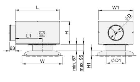 Halton Jaz JSC, suspended nozzle diffuser