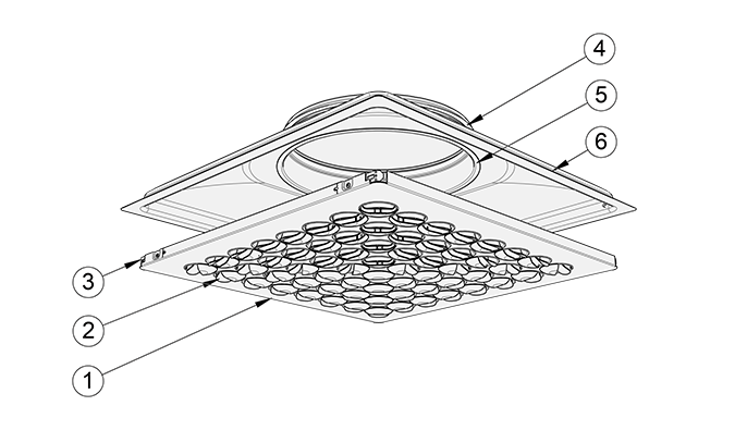 Halton Jaz JSC, suspended nozzle diffuser