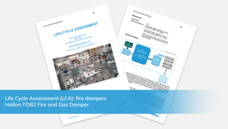 Halton Publishes LCA Calculations for FDB2 Fire and Gas Dampers - Halton