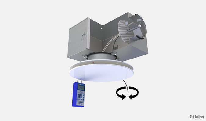 Halton Jaz JDB, modern circular diffuser from Halton