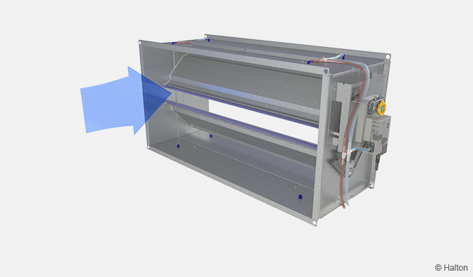 Halton Max MOS - Airflow management damper (VAV) - Halton