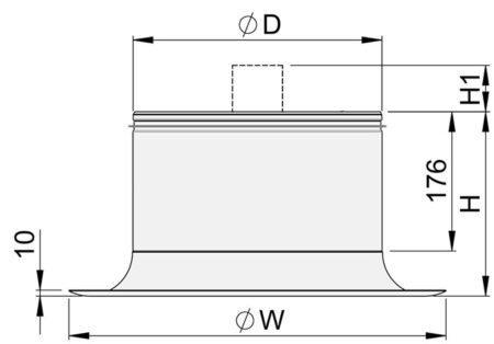 swirl diffuser high spaces installation