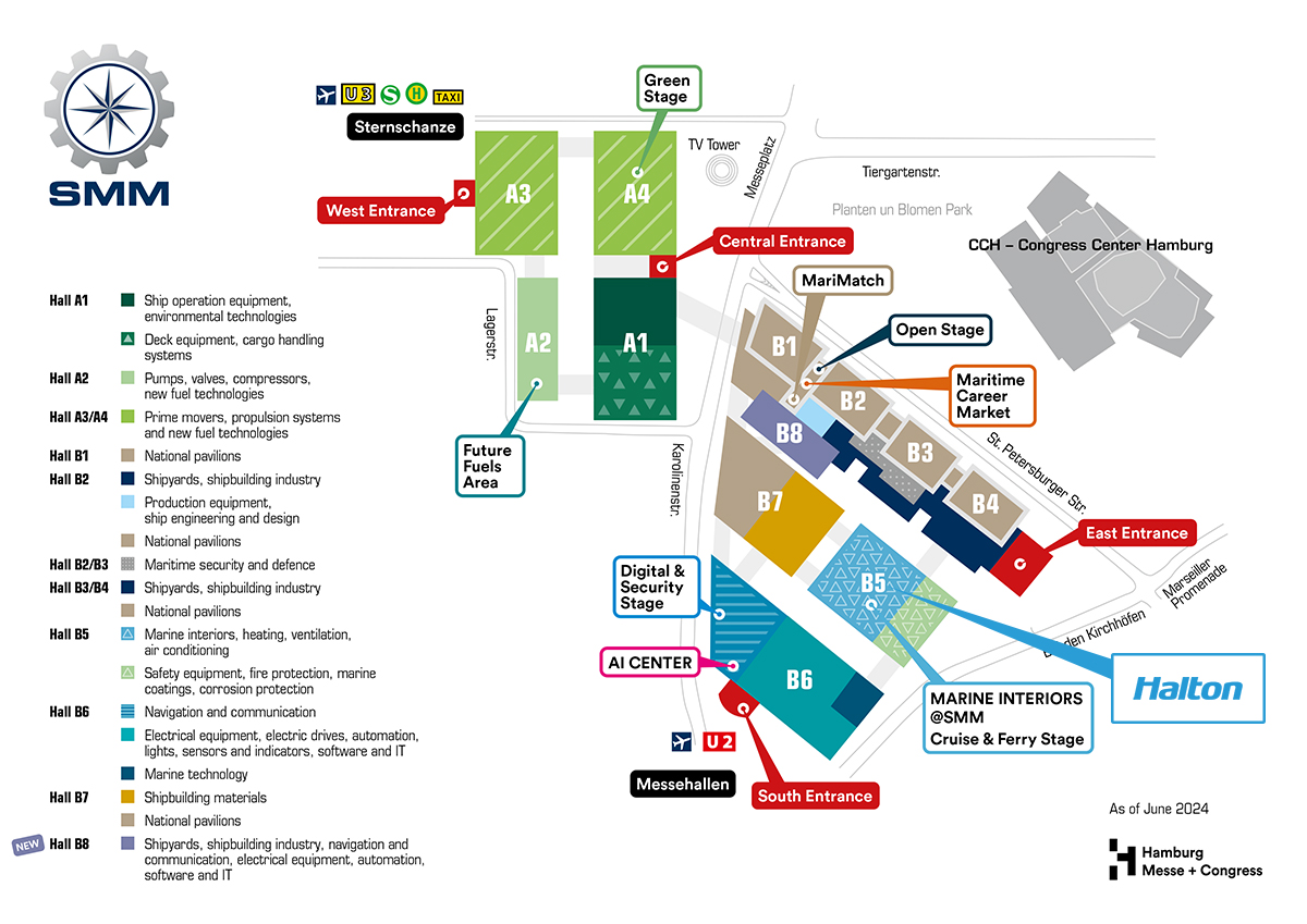 Meet us at SMM 2024 exhibition in Hamburg in September - Halton