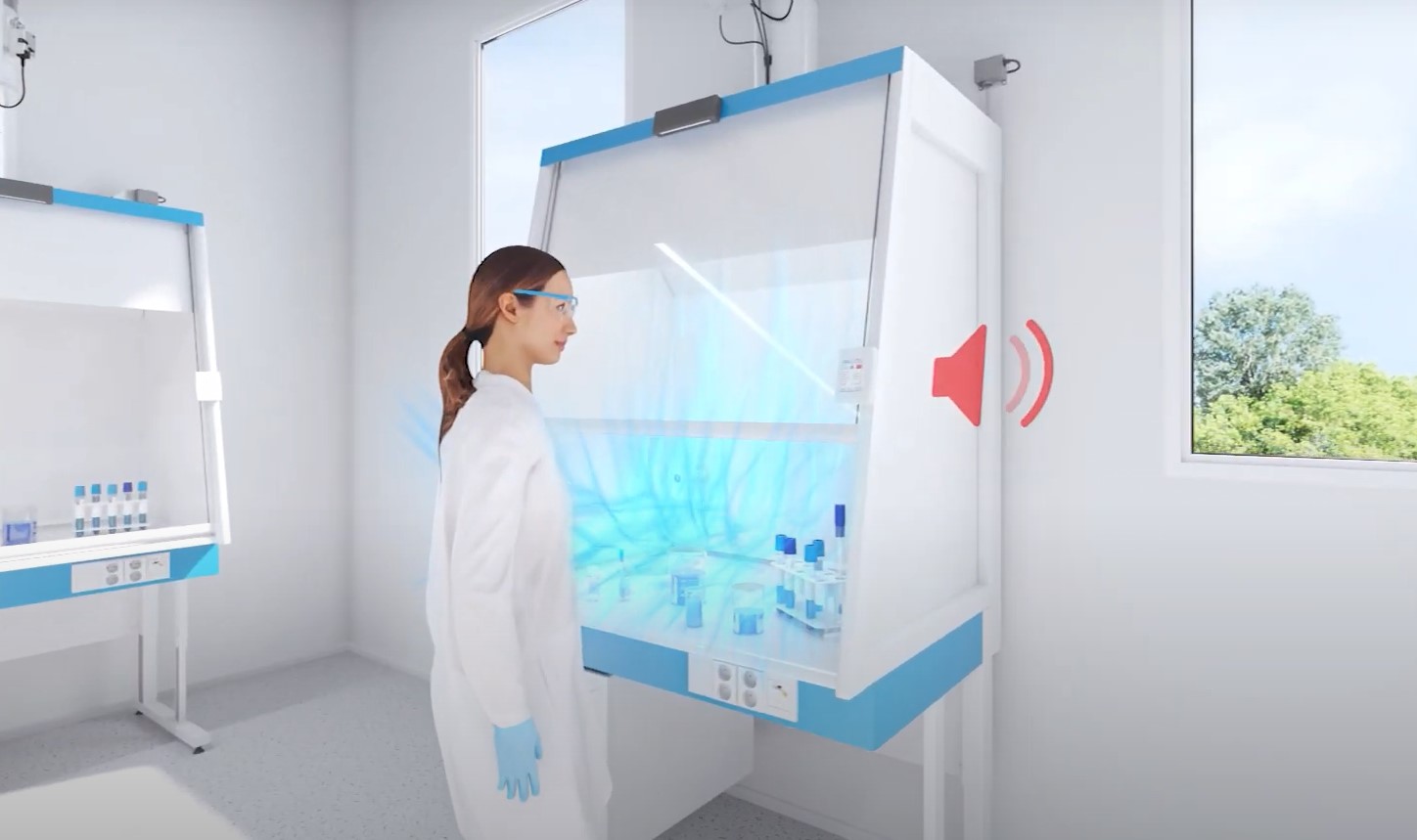 Room pressure control, safe laboratory environments