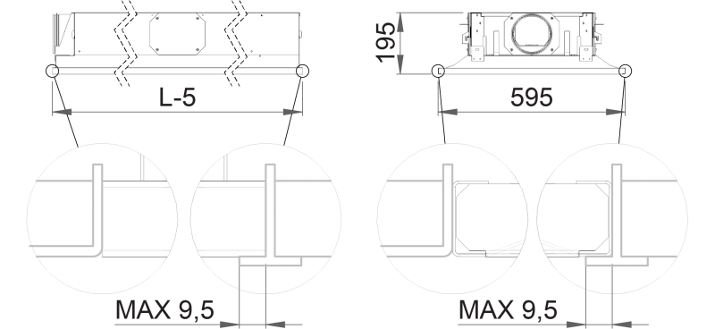 Halton CaBeam - Chilled beam for recessed installation - Halton