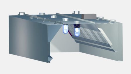 Commercial Kitchen Exhaust Hood, EO is UL listed - Halton