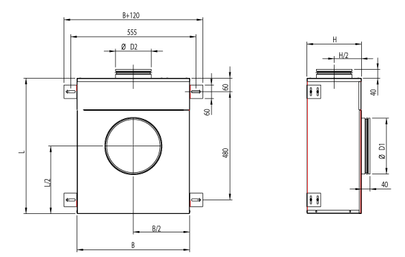 HME Single duct cabin unit for ships and offshore platforms - Halton