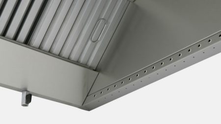 Capture Jet KVL Exhaust Hood, Low Profile with Plate Shelf - Halton