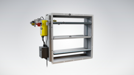 FDB2 A0(A60) ATEX approved Fire and gas damper for marine - Halton