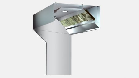Capture Jet KVM Hybrid Backshelf Exhaust Hood - Halton