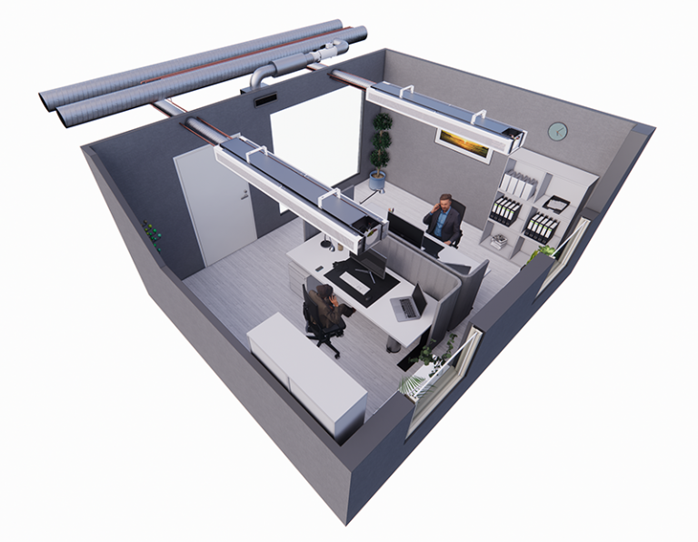 VAV chilled beam Halton Rex REO