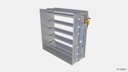 Rectangular VAV damper, Halton UKV - Airflow management damper