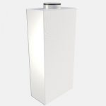 Rectangular wall displacement unit, Halton Zen Rectangular (ZRE)