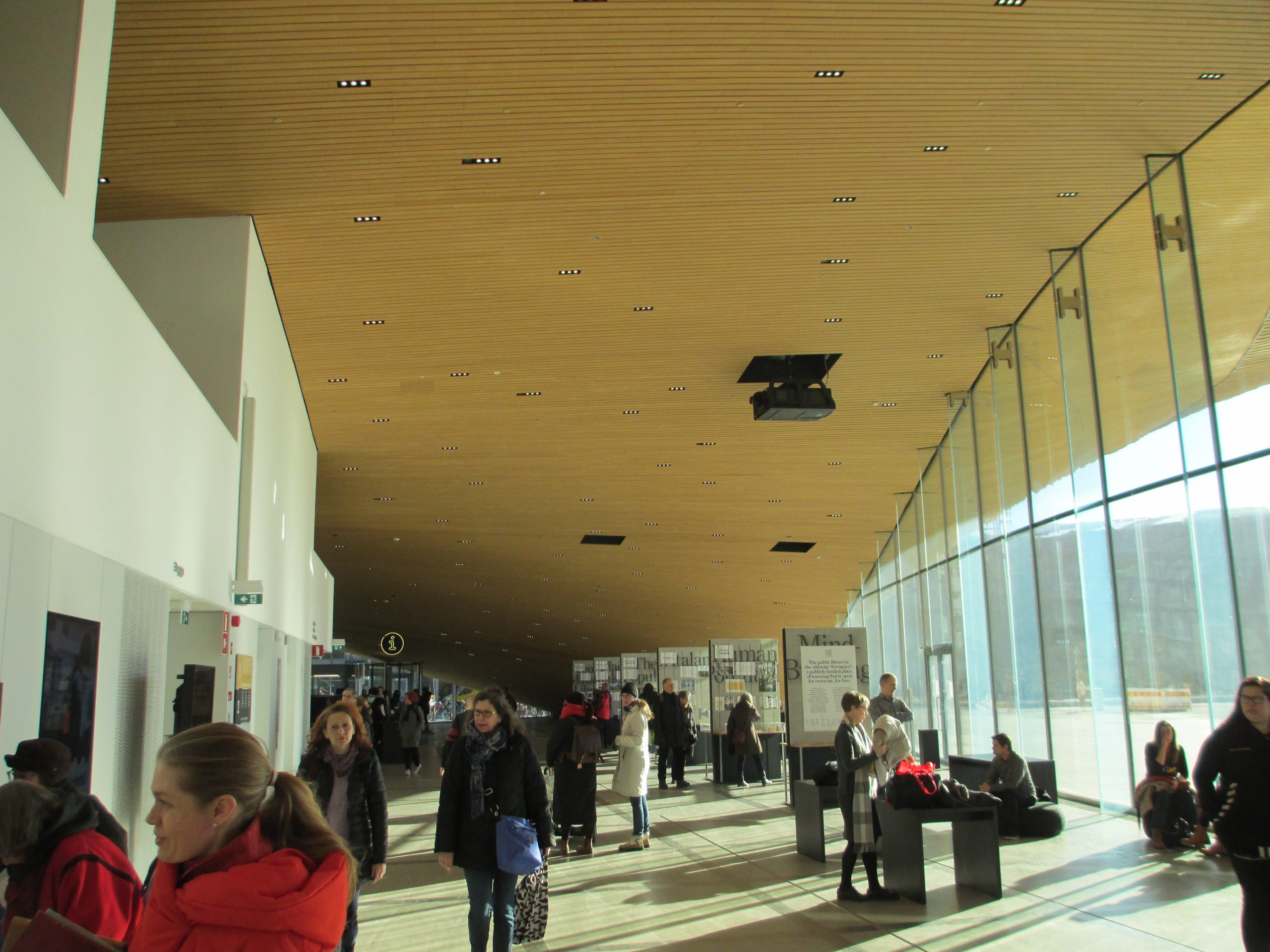 Central library of Helsinki, Oodi, Finland - Halton