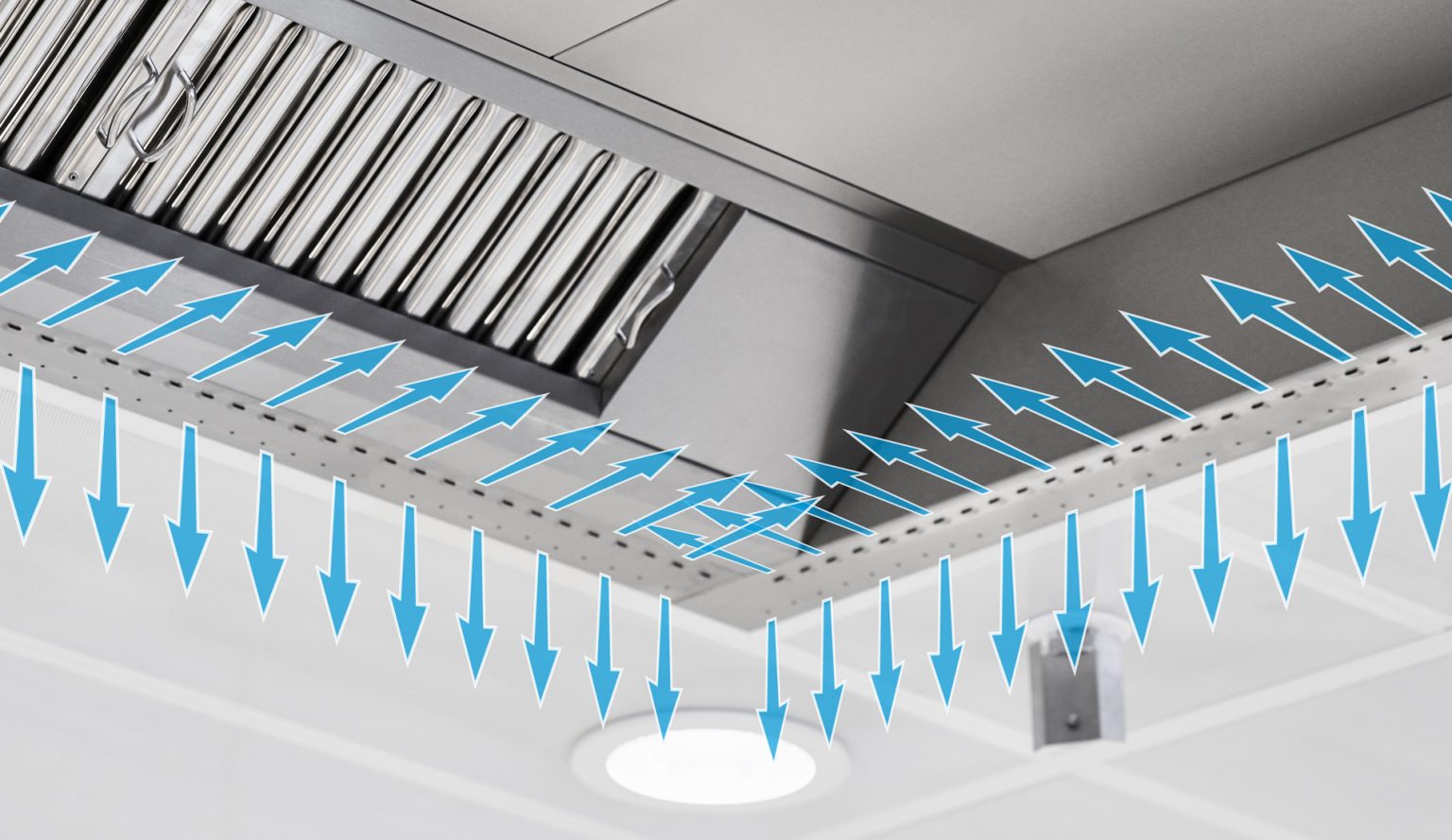 KCW-UV Water Wash ceiling (Capture Ray™) - CE | Halton products
