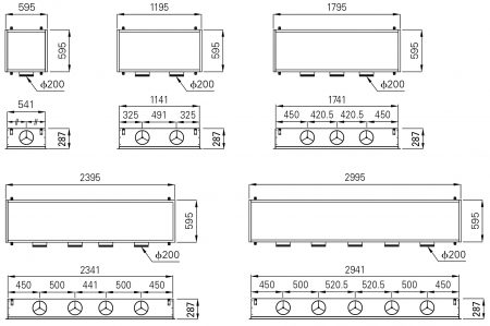 LFU laminar flow diffusers for commercial kitchens - CE | Halton products