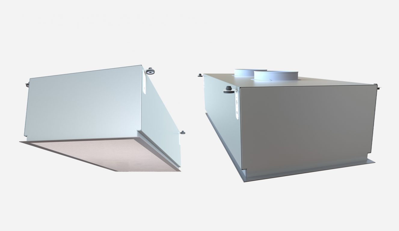 LFU diffuseur plafonnier à flux laminaire - CE | Produits Halton