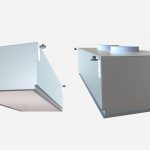 LFU laminar flow diffusers for commercial kitchens - CE | Halton products