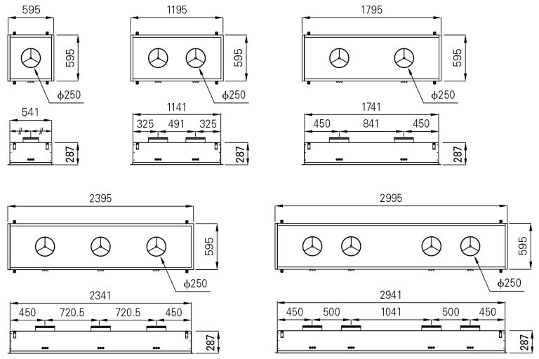 LFU laminar flow diffusers for commercial kitchens - CE | Halton products