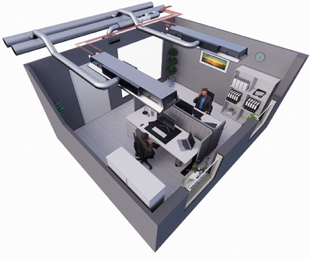 Room automation controller for office solutions - Halton Workplace WRA