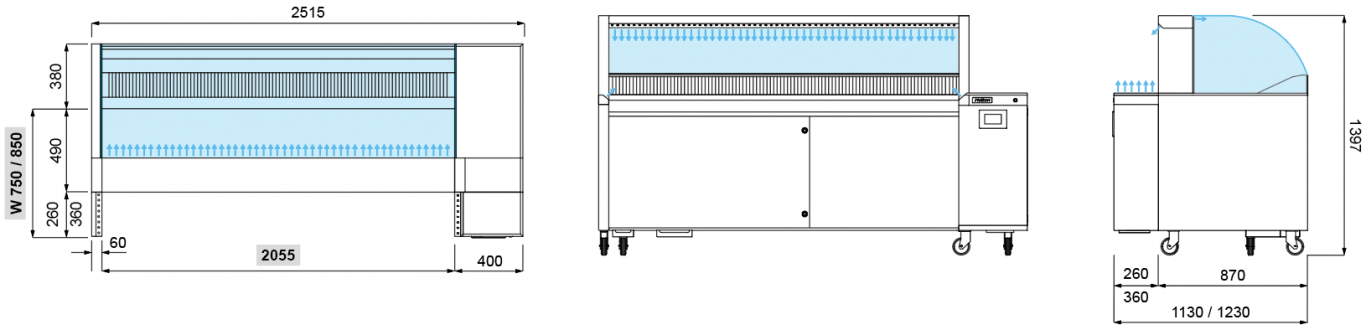 KMC mobile recirculating station - Halton MobiChef - CE | Halton products