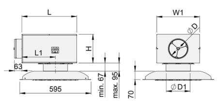 Halton Jaz JMC, nozzle ceiling diffuser