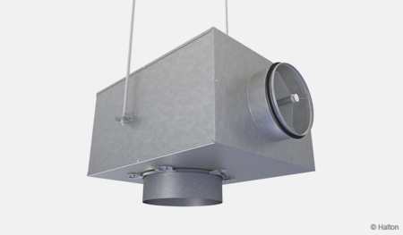 Halton PDI, airtight plenum. Helps to adjust the airflow