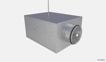 Halton PDI, airtight plenum. Helps to adjust the airflow