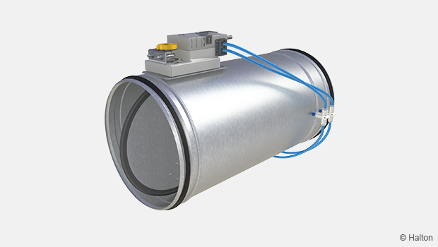 Halton Max MLC - Airflow management damper with zero safety distance